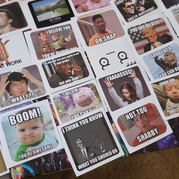 None | Toys | Pc Meme Reward Stickers Bundle Mix | Poshmark